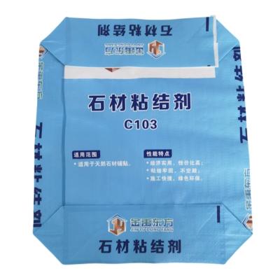 China PP Woven Valve Bags 20kg 25kg 30kg 42.5kg for Cement Dry Mixtures and Building Materials for sale