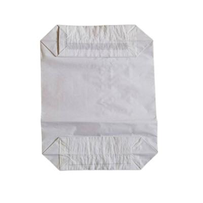 China 2 Ply 80GSM Paper Cement Bag with 1 Ply Film Moisture Proof for 20KG Tile Adhesive - Custom Printing Available for sale