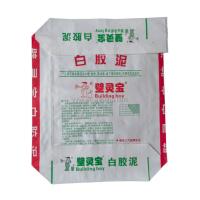 China Chemical Masterbatch Empty Valve PP Cement Bags Gypsum Mortar Putty Tile Adhesive Packaging for sale