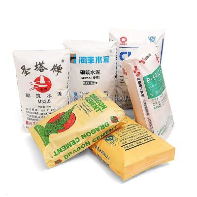 China 25KG 40KG 50KG Ad Star Bags PP Valve Woven Bag Cement Bags Cement Sack for Chemical Industry for sale