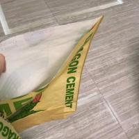 China 25 KG 40 KG 50 KG Woven PP Valve Cement Bags Empty Sack Industrial Flexo Printing Packaging for sale