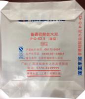 China 80GSM PP Woven Cement Valve Bag 20-50kg Customizable for sale