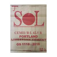 China 50kg Custom PP Woven Cement Bag with Laminated Printing for sale