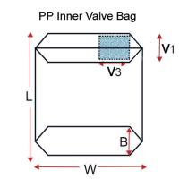 China PP Woven Cement Bag With Valve 25KG 50KG Moisture Proof for sale