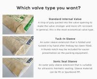 China PP Woven Cement Bag With Valve 25KG 50KG Moisture Proof for sale