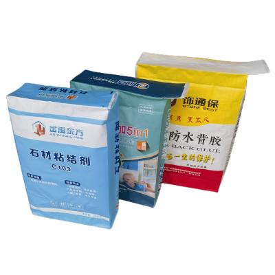 China BOPP Printed PP Woven Cement Bags 20KG 25KG Moisture Proof for sale