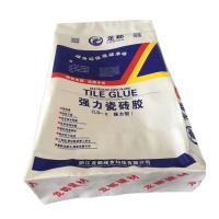 China 20kg 25kg PP Valve Bag with BOPP Printing for Tile Adhesive for sale
