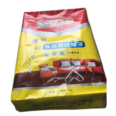 China 25kg PP Woven Valve Cement Bag with BOPP Printing for sale