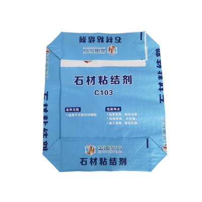 China PP Woven Valve Cement Bag 50KG 40KG 25KG Capacity with 90GSM Material for Construction Materials for sale