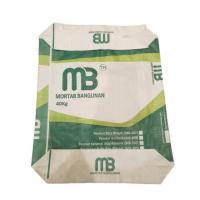 China 80GSM PP Cement Packaging Bag 50KG Capacity with PE Film Lamination for Dry Mix Construction Materials for sale