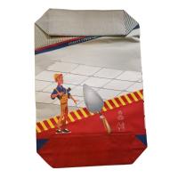 China Waterproof 20kg Cement Bags 90gsm 2-Ply Paper with 4-Color Printing for Industrial Packaging for sale