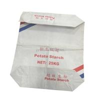 China Food Grade Multiwall Paper Bag with Moisture Proof Sonic Seal Sleeve for 25KG Potato Starch and Corn Starch for sale