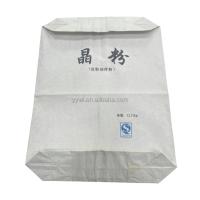 China Food Grade Multiwall Paper Bag with Moisture Proof Sonic Seal Sleeve for 25KG Potato Starch and Corn Starch for sale