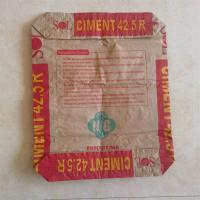China 2 Layer 90GSM Paper Valve Bag with  Block Bottom for 20kg 25kg 30kg 40kg Mortar for sale
