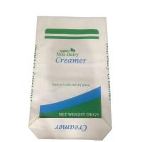 China Food-Grade Paper Open Mouth Bag with  Block Bottom for 25kg Non Dairy Creamer for sale