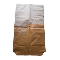 China Animal Feed Paper Open Mouth Bag with  Block Bottom for 25kg Non Dairy Creamer for sale