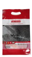 China 1kg 2kg Tile Grout Packaging Bag BOPA Laminated PE Pouch with Die Cut Handle for sale