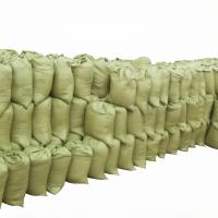 China UV Resistant Sand Bag 50LB 25kg 50kg PP Woven Bags for Sand and Agriculture Construction for sale