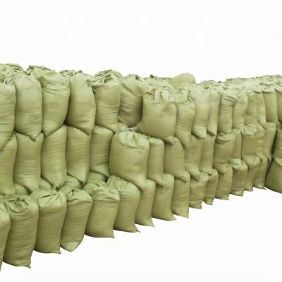 China UV Resistant Sand Bag 50LB 25kg 50kg PP Woven Bags for Sand and Agriculture Construction for sale