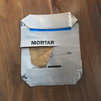 China 20KG 25KG Dry Mixtures Cement Bag Woven PP Valve Bag with Inner Paper  Liner Moisture-Proof Cement Packaging 20-25KG for sale