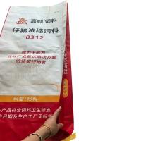 China Gravure Printing BOPP Laminated PP Woven Bags for Animal Feed for sale