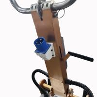 China 380V 5.5KW Concrete Floor Grinder 0-1500rpm 6 Discs Polishing Machine for Marble Granite for sale