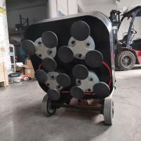 China Concrete Floor Grinder Polishing Machine 220V 4KW 6 Discs 190kg for sale