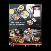 China Outdoor Food and Drink Vending Machine 21.5 Inch Touch Screen 60-200 Servings for sale