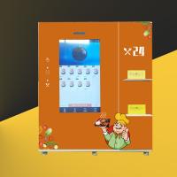 China Outdoor Food and Drink Vending Machine 21.5 Inch Touch Screen 60-200 Servings for sale