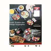China Outdoor Food and Drink Vending Machine 21.5 Inch Touch Screen 60-200 Servings for sale