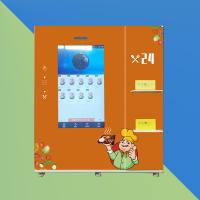 China 21.5 Inch Touch Screen Food Vending Machine 200 Servings 110-220V for sale