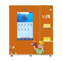 China 21.5 Inch Touch Screen Food Vending Machine 200 Servings 110-220V for sale