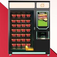 China 21.5-Inch Touch Screen Food and Drink Vending Machine 60-200 Servings 110-220V for sale