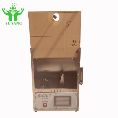 China 45 Degree Flammability Tester Textile Flame Testing Equipment 220V 35kg for sale
