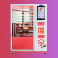 China Refrigerated Food Vending Machine 21.5 Inch Touch Screen 60-200 Servings 110-220V for sale