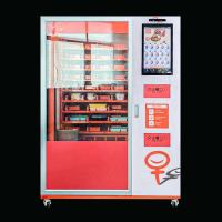 China Hot Food Vending Machine 21.5 Inch Touch Screen 60-200 Servings Automatic Fast Food Shelf Vending Machine for sale