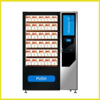 China 21.5 Inch Touch Screen Food Vending Machine 60-200 Servings Capacity 110-220V for sale