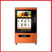 China 21.5 Inch Touch Screen Food Vending Machine 60-200 Servings Capacity 110-220V for sale