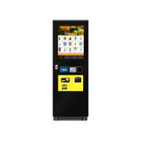 China YUYANG 21.5 Inch Touch Screen Vending Machine 110-220V 60-200 Servings Food Coffee Ice Cream for sale