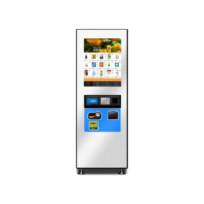 China YUYANG 21.5 Inch Touch Screen Bento Box Lunch Vending Machine 110-220V for sale