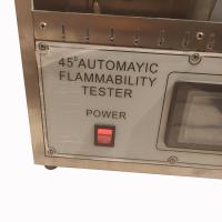 China 45 Degree Flammability Tester Automatic Burning Tester Flammability Test Chamber for sale