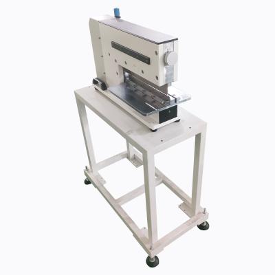 China V-Groove PCB Separator Machine 400mm Cutting Stroke for V-Cut Scored Plate Electronic Manufacturing for sale