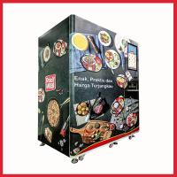 China Metal 662 Capacity Pizza Vending Machine With XY Axis Elevator for sale