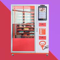 China Coin Operated Cake Pizza Vending Machine Fully Automatic Provide Heating Hot Food for sale