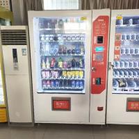 China Snack and drink vending machine lunch box triple gumball Vending Machine for sale