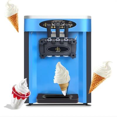 China Commercial Soft Ice Cream Machine 60% Expansion Rate Pasteurization 15 Days No Cleaning for sale
