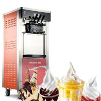 China Commercial Soft Ice Cream Machine 60% Expansion Rate Pasteurization 15 Days No Cleaning for sale