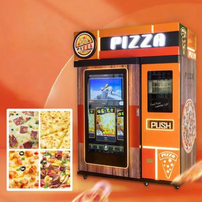 China Automatic Hot Food Vending Machine 200 Servings 3000W Microwave Cloud Management for sale