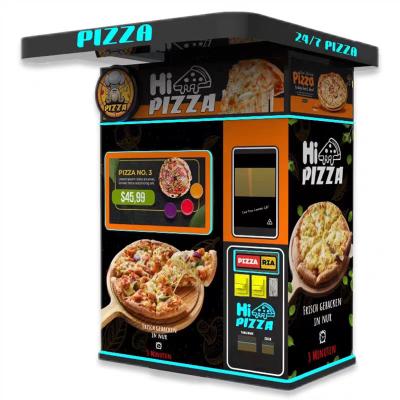 China Interactive Wifi Snack Pizza Food Vending Machine Touch Screen Advertising Display For Sale for sale