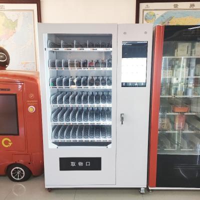 China Liquor Beer Alcohol Vitamin Drinks Vending Machine 21.5 Inch Touch Screen 110-220V Cashless for sale